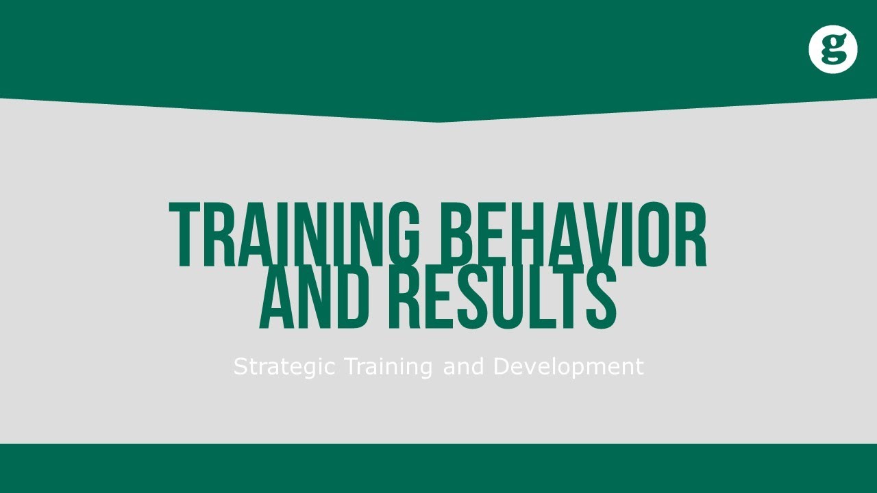 Training Behavior and Results
