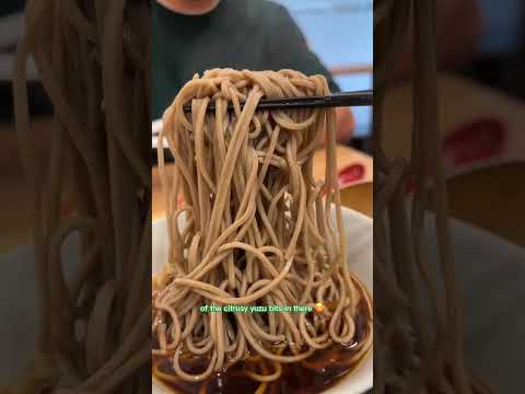 Japanese soba noodles to celebrate the weekend #shorts