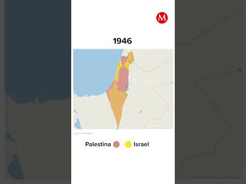 El territorio de Palestina e Israel en los últimos años #milenioshorts