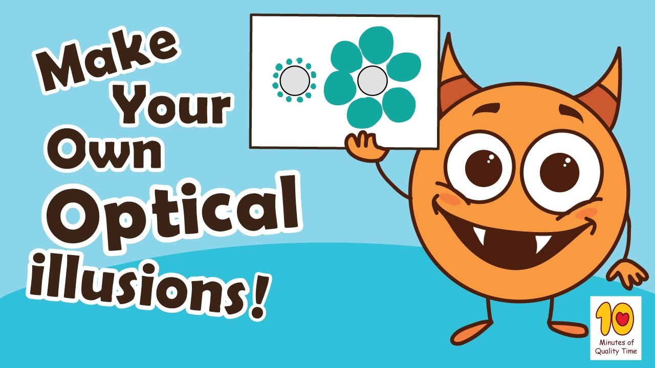 Fun Activities to do with your kids at home  - Optical Illusions for Kids