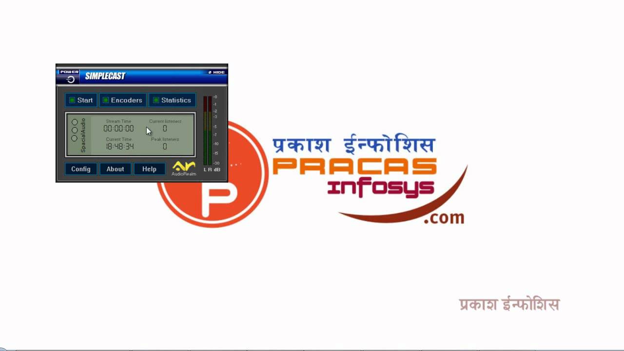 SimpleCast Setup for Shoutcast Broadcasting