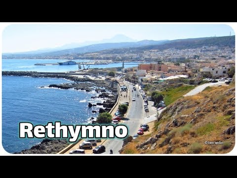 Rethymno - Crete, Greece (Panoramic View from Fortezza}