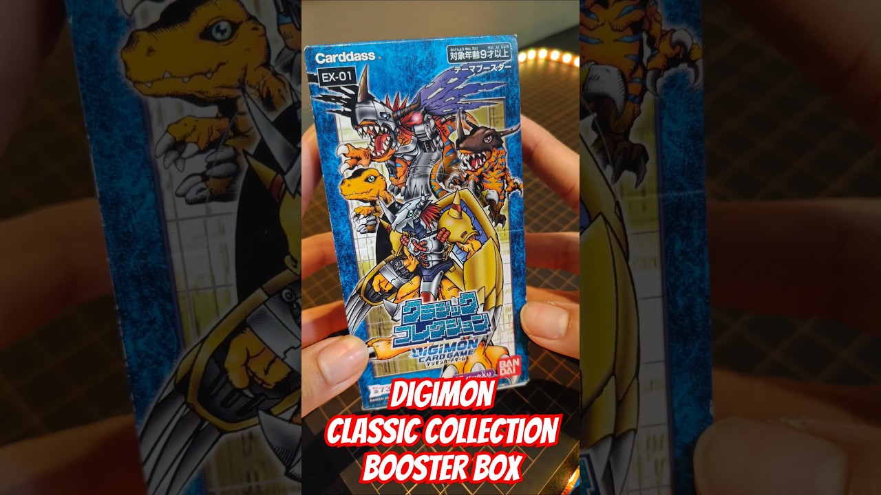 EX01 Classic Collection, dari semua digimon box kayanya ini yang paling nostalgic #tcg #digimontcg