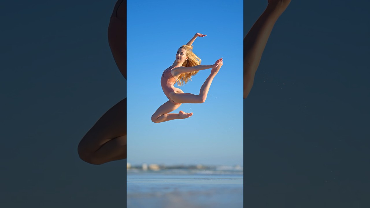 Photo session with Madeline at the beach #ballet