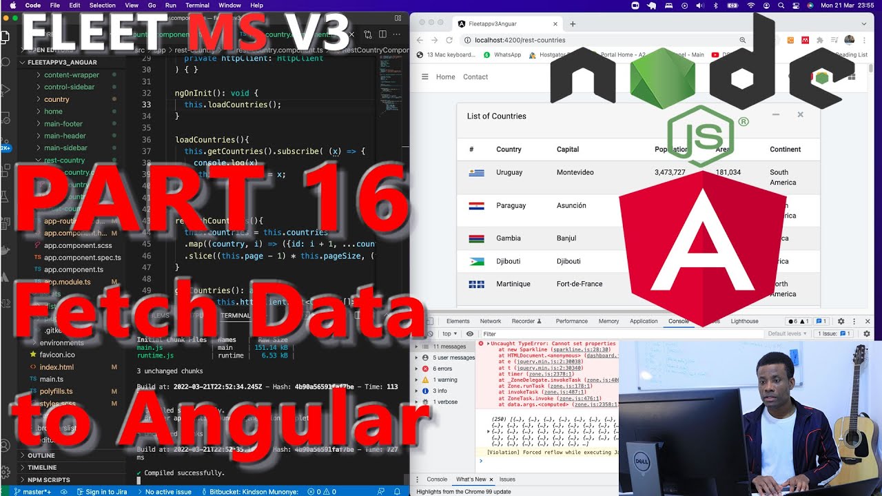 Part 16 - Fetch Data in Angular from Node API