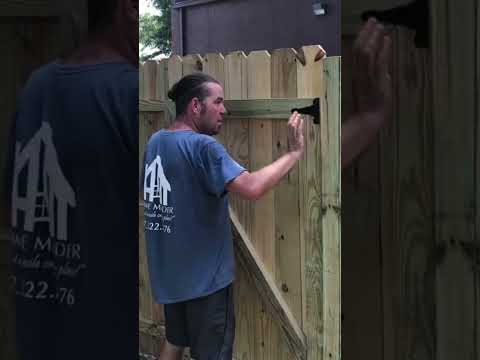 Hinge a gate.easy! You Can too! 