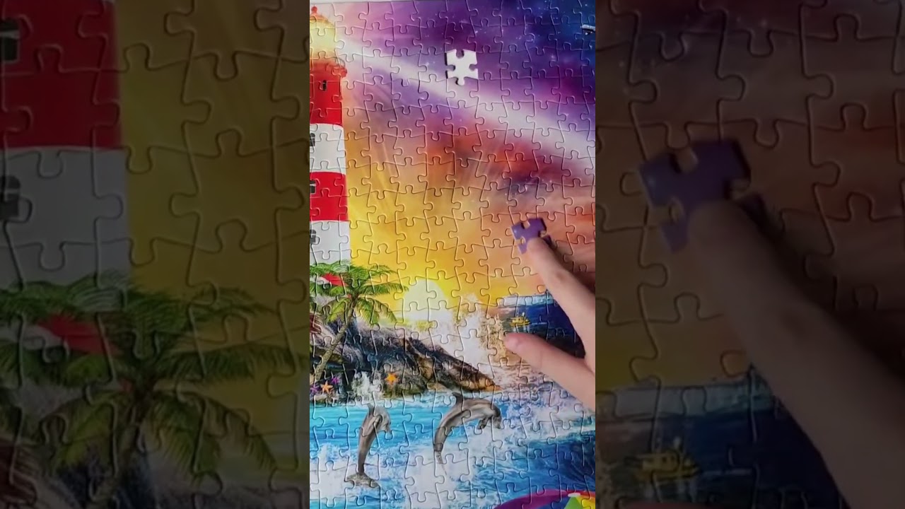 Life's A Beach Night & Day Puzzle by Buffalo Games - Beautiful & Fun!