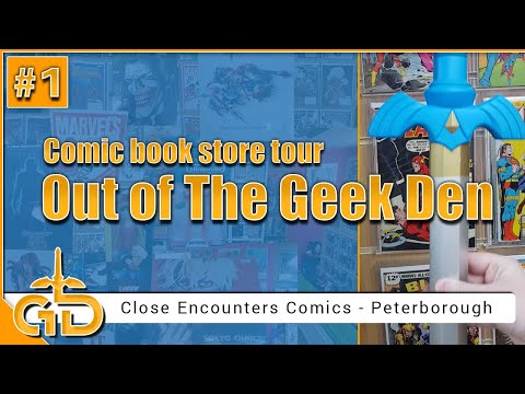 Comic book store tour | Close Encounters Comics | Out of the geek den