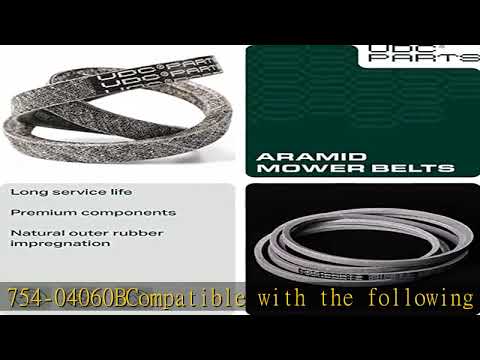 UDC Parts Mower Deck Belt 754-04060 / Kevlar Cord / 96.450 inches/for MTD Cub Cadet 954-04060