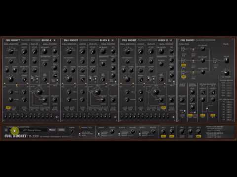 Full Bucket FB-3300 - VST synthesizer - factory presets demo