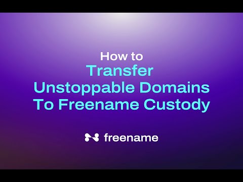 How to Transfer UD Domains to FN Custody