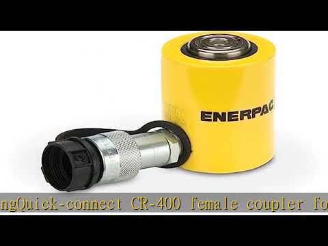 Enerpac RCS-101 Single-Acting Low-Height Hydraulic Cylinder with 10 Ton Capacity, Single Port, 1.5"