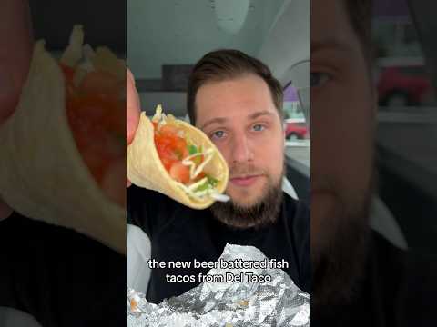 NEW beer battered fish tacos@deltaco #food #foodreview #foodlover #foodie #foodblogger #mukbang