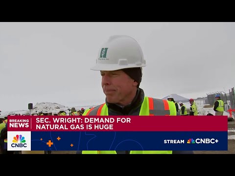 Energy Sec. Wright on Alaska LNG project: Financing is straight forward if you have customers