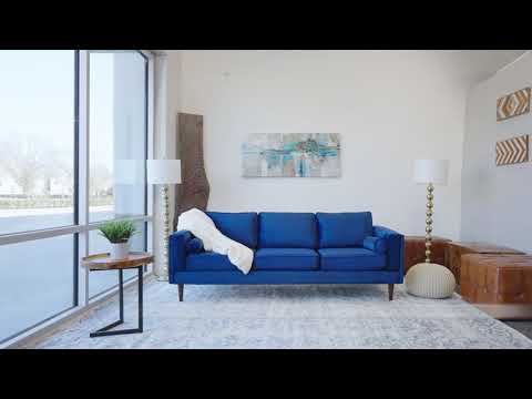 Fordham Sofa in Navy Blue