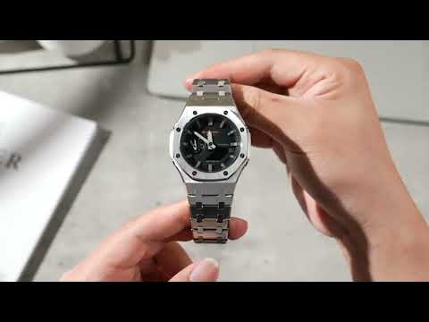 For G-SHOCK GA2100/GA2110 GAB2100 gen4 Stainless Steel Case Bezel