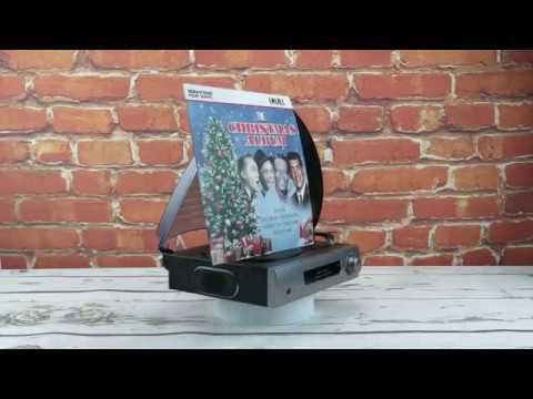soundmaster PL200 Retro Record Player Turntable With Built in Speakers & Christmas Vinyl