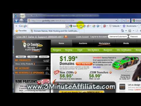 Affiliate Marketing:  How Do You Buy A Domain Name