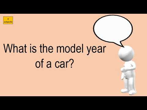 What Is The Model Year Of A Car?