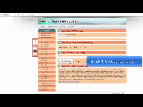 PNG to JPG Conversion Online