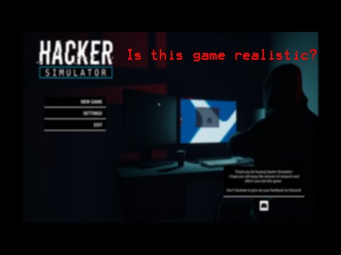 Hacker Simulator is kinda realistic
