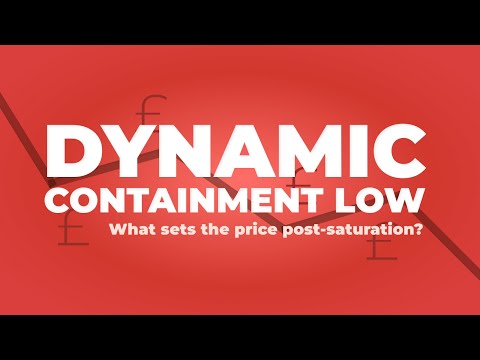 Dynamic Containment: what's setting post-saturation prices?