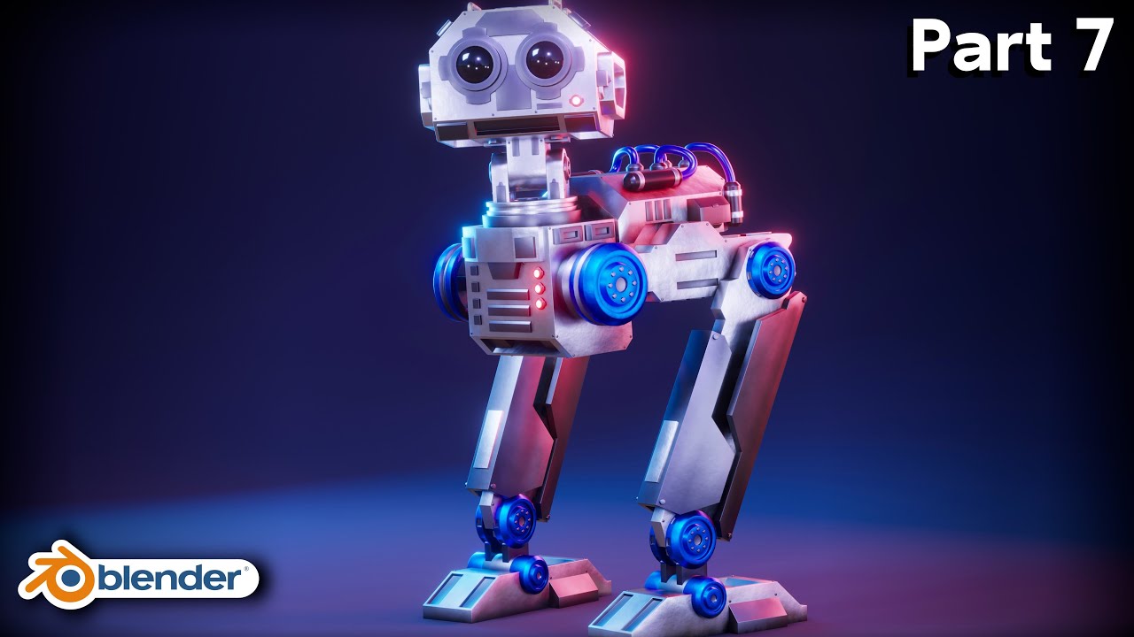 Sci-Fi Mech Robot - Part 7 (Blender Tutorial)