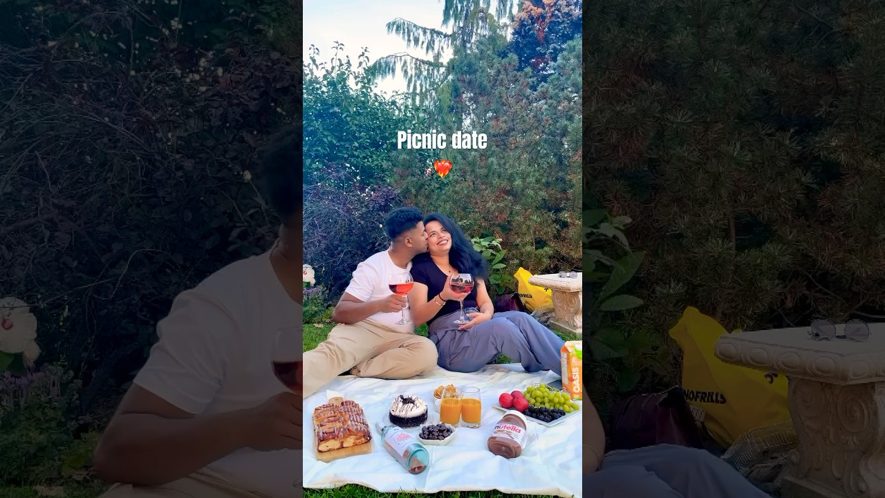 Picnic date 🥂🫶❤️‍🔥 #sunkissed #picnicdate #love #shorts #wine #rosé #celebrate #peace #wifey