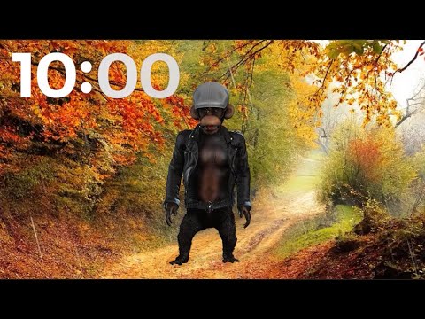 10 Minute Countdown Timer - Monkey Dance