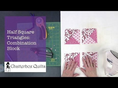 Half Square Triangles: Combination Block