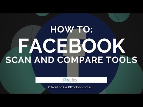 Tutorial on the FB Scan and FB Compare OSINT Tools