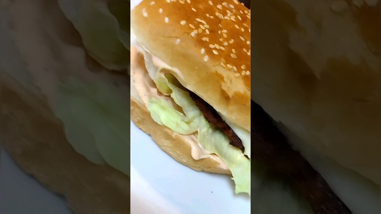 Beef Burger Recipe| Easy Beef Burger. #short #shorts #shortsvideo #shortvideo #burger #cooking
