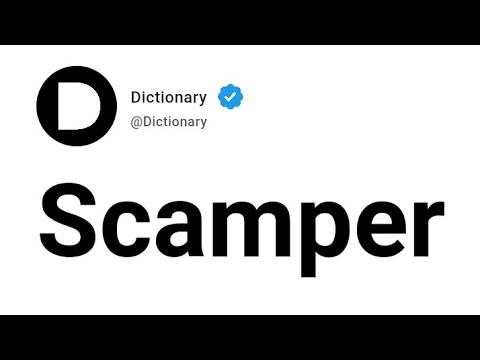 Scamper Meaning In English