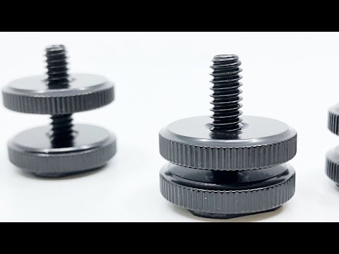 DSLR Camera Flash Hot Shoe Mount Adapter with 1/4" Thread Screw