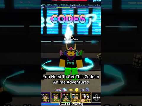 You Need To Get This Code In Anime Adventures | Anime Adventures Roblox