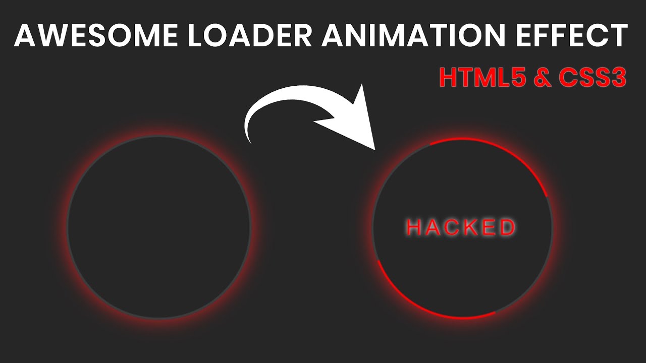 Amazing Loading Animation | Circle Loading Animation Using Only HTML5 | CSS3 | Code4Education | 2020