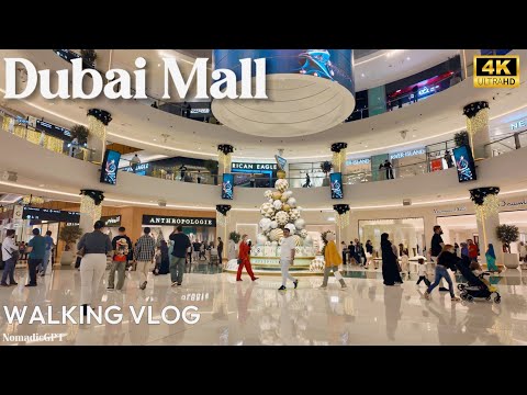 Dubai Mall in Christmas 2024 | Dubai Travel Guide 4K HDR