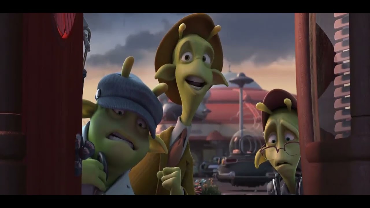 Planet 51 - reporter at the wrong time