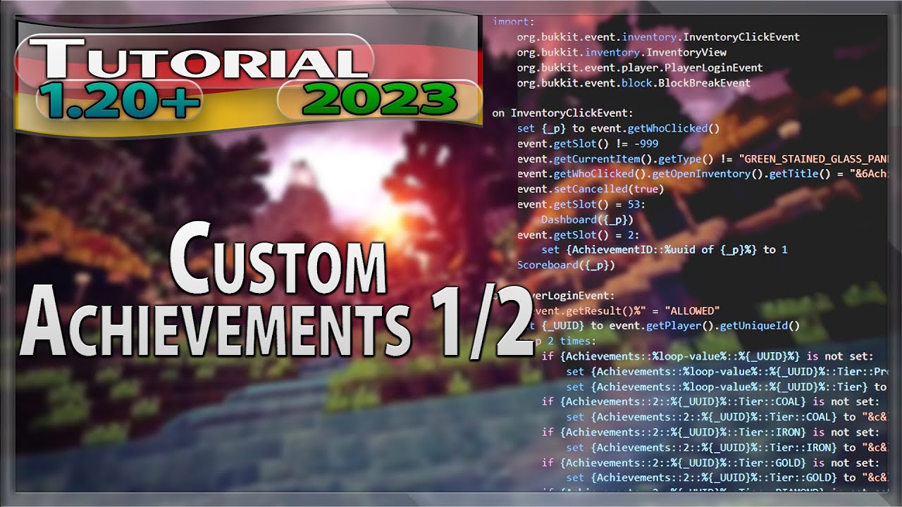 Skript-Reflect ✎ Eigene Achievements (1/2) #05 Tutorial