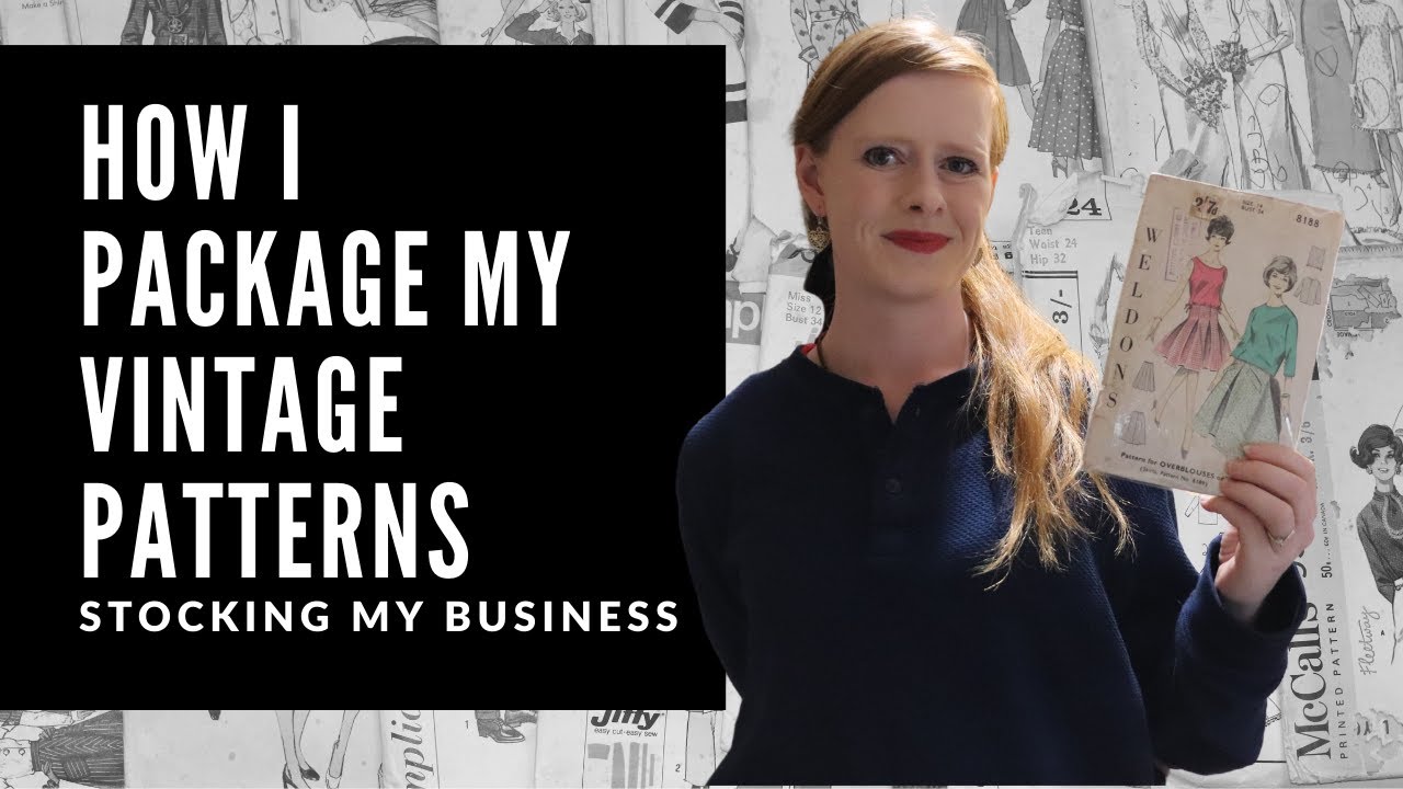 How I Package my VINTAGE PATTERNS For Sale