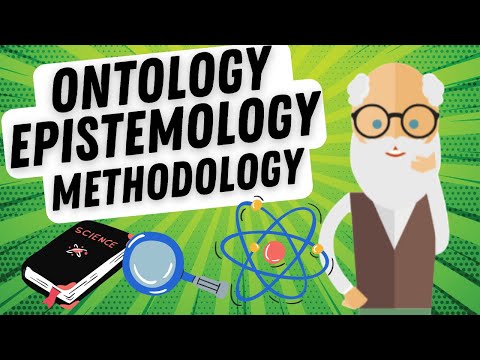 Ontology, Epistemology and Methodology (simply explained) 🔎📚
