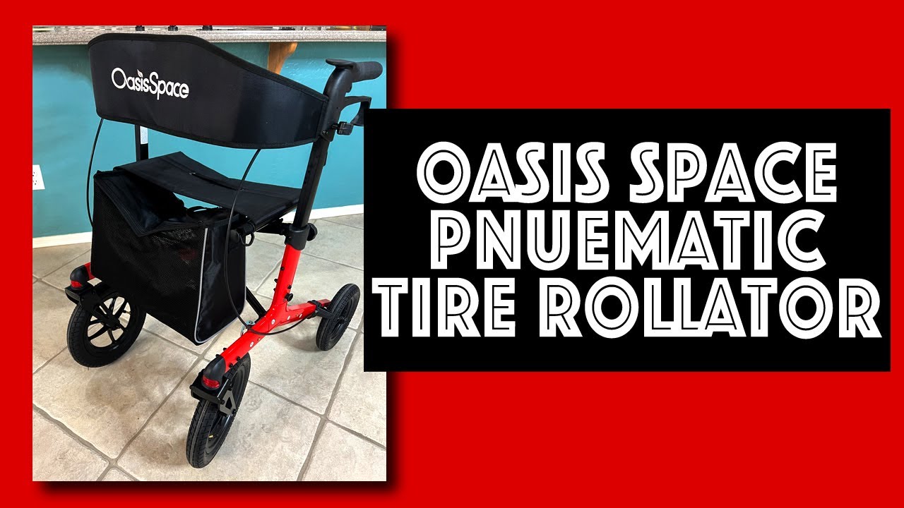OasisSpace Pneumatic Tire Rollator