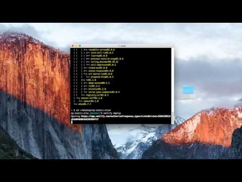 Netlify Quickstart: CLI