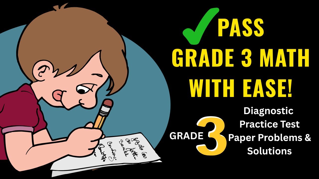 HOW TO PASS GRADE 3 DIAGNOSTIC MATH TEST  WITH EASE THIS YEAR! #grade3math