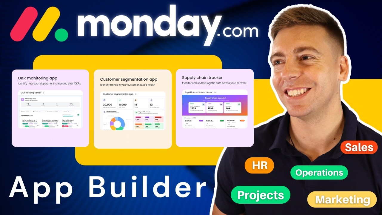 Monday.com No-code App Builder | Build Internal Apps In Monday (Monday Vibe)