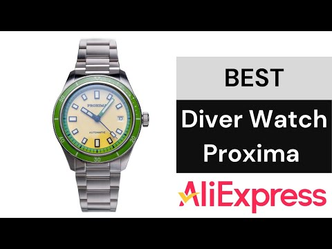 Diver Watch Proxima PX1703 – PT5000 Movement, Sapphire Bezel, BGW9 Lume, Waterproof