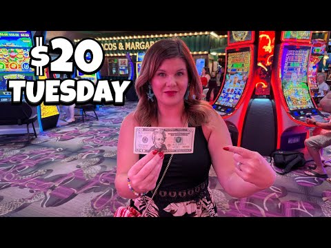 I Put $20 in 10 Slots at FLAMINGO Las Vegas and OMG!