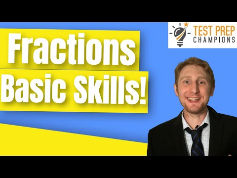GED Math Fractions Basic Lessons for Beginners