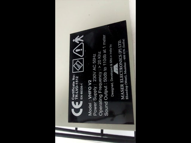 Ultrasonic Rat Repeller - Maser VHFO V2 Rodent Repellent Manufacturer ...