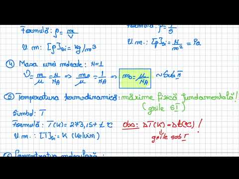 Teorie Termodinamica BAC - termeni cheie Part I